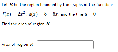 Solved Let R be the region bounded by the graphs of the | Chegg.com