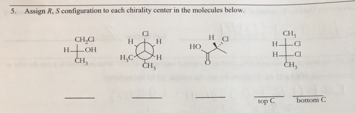 Solved 5. Assign R, S configuration to each chirality center | Chegg.com