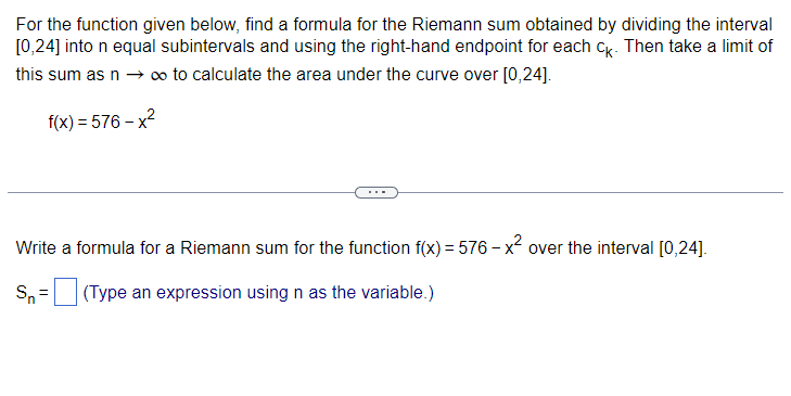 Solved For the function given below, find a formula for the | Chegg.com
