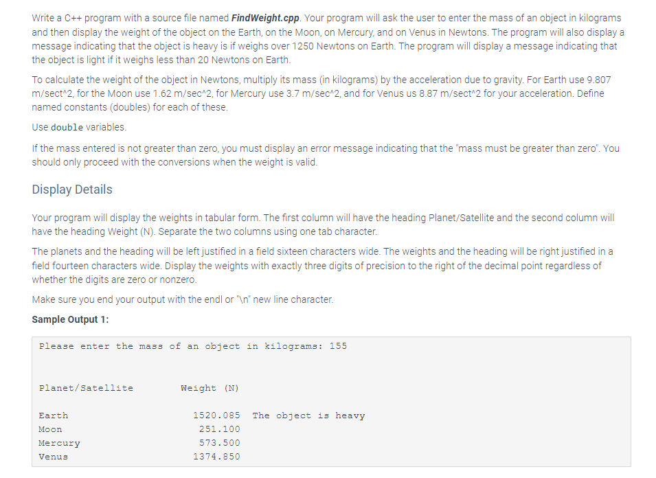 Solved Write A C Program With A Source File Named 5399