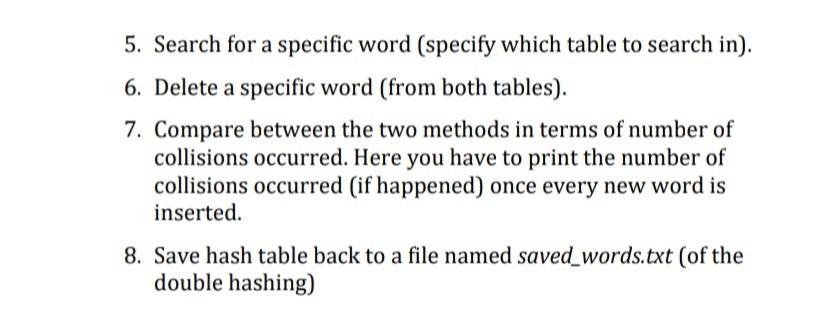 Solved In this project, you will maintain the information of | Chegg.com