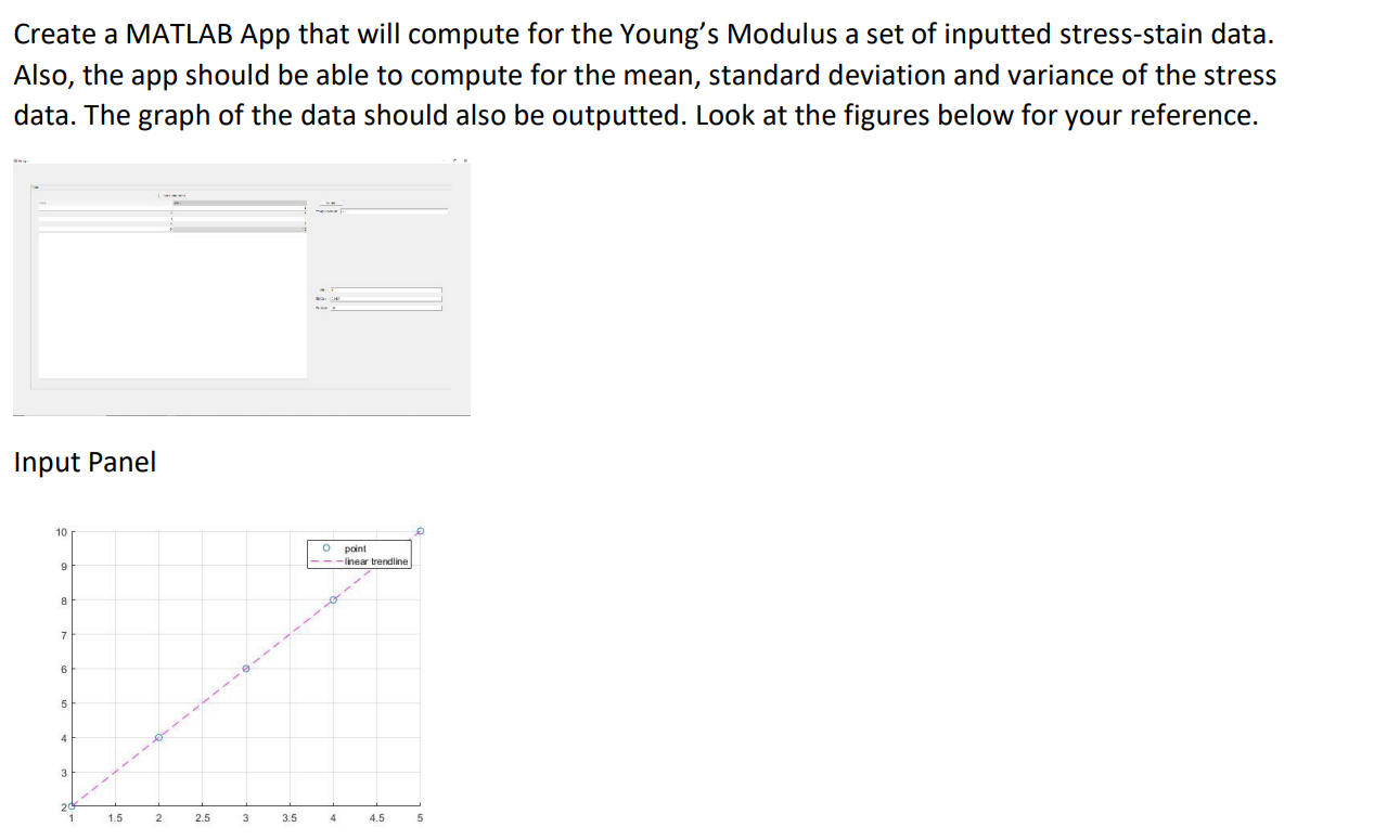 Solved Create a MATLAB App that will compute for the Young's | Chegg.com