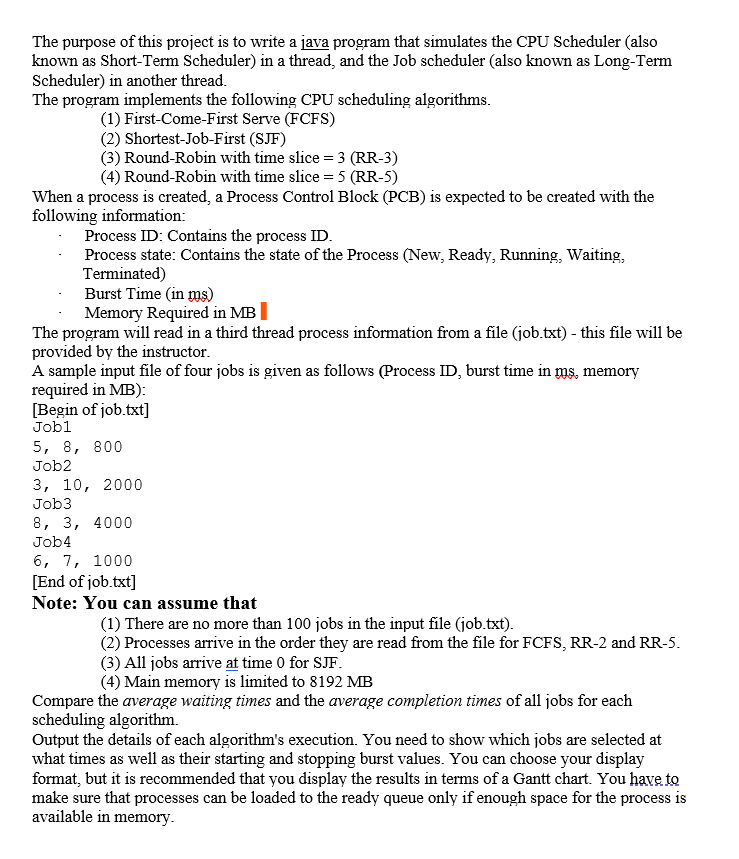 Solved the code is in java | Chegg.com