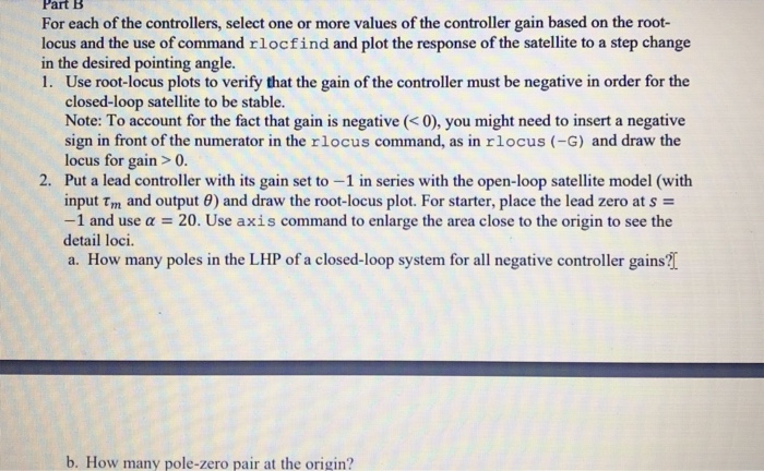 Solved Assignment 2 Modern Control Systems Analysis and | Chegg.com