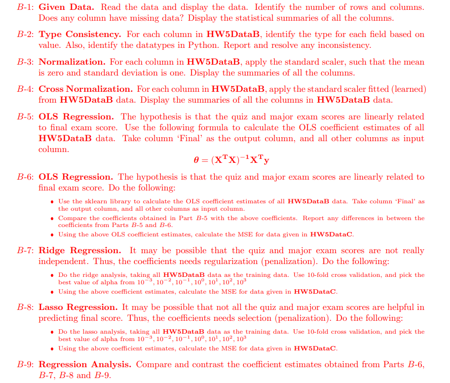 Solved Problem #B Note: Solve all the above questions using | Chegg.com