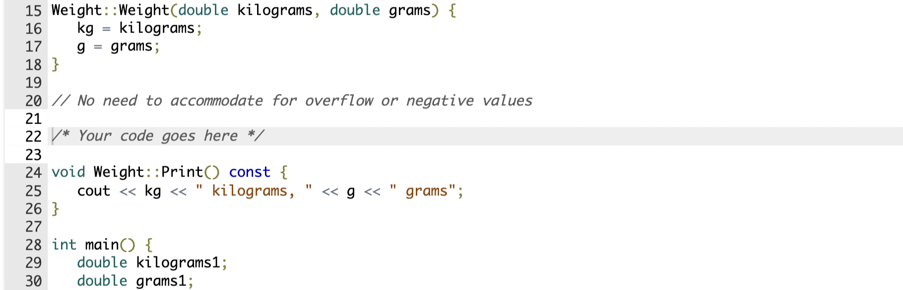 Solved Four doubles are read from input, where the first two | Chegg.com