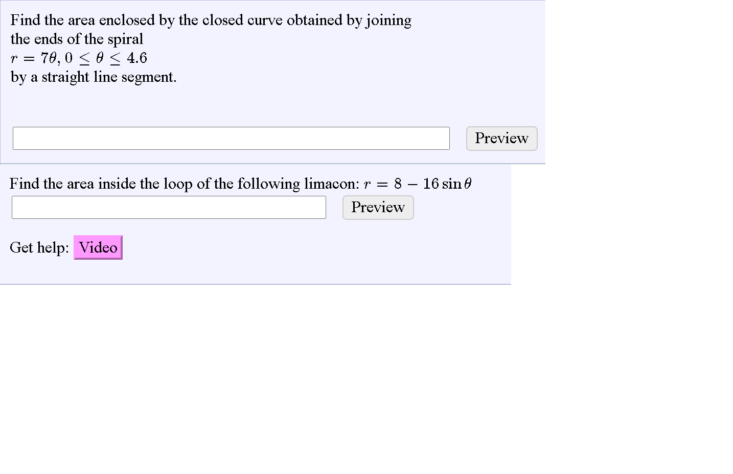 Solved Find the area enclosed by the closed curve obtained | Chegg.com