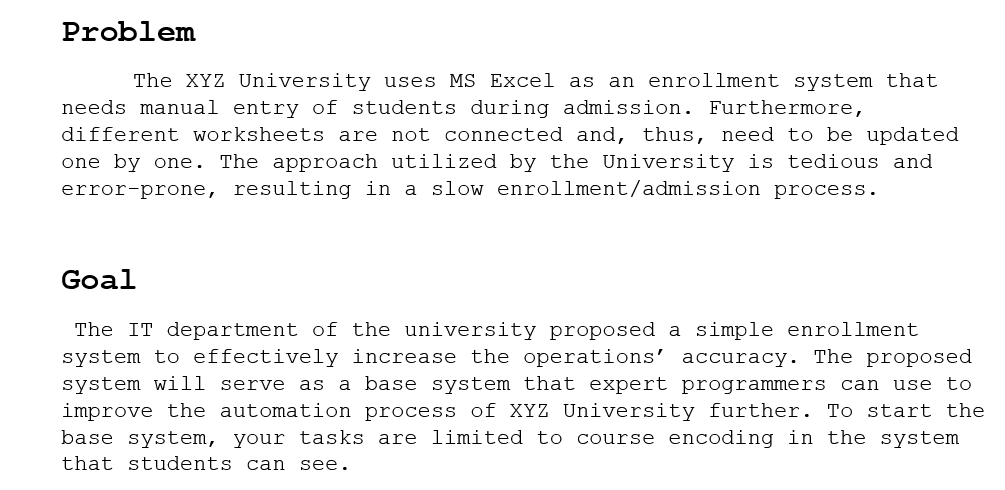 Solved The java concepts must be shown or included in the | Chegg.com