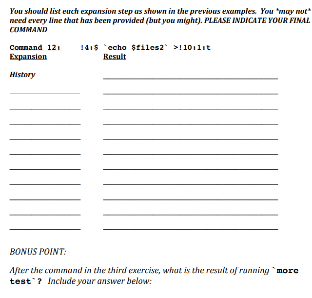Suppose you were to type the following commands at | Chegg.com