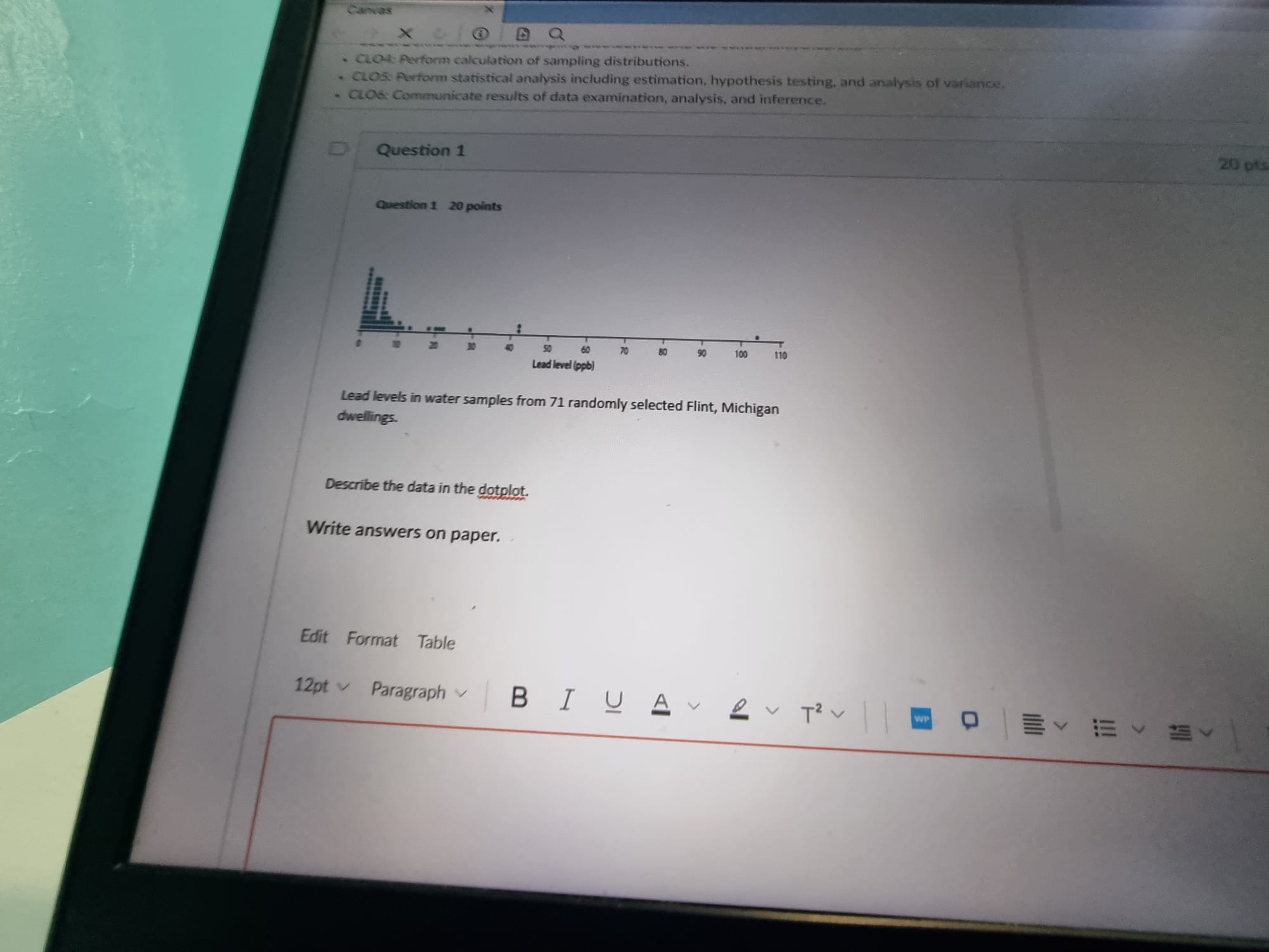 Solved - Cicet Aerform calculation of sampling | Chegg.com