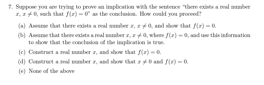 Solved 7. Suppose you are trying to prove an implication | Chegg.com