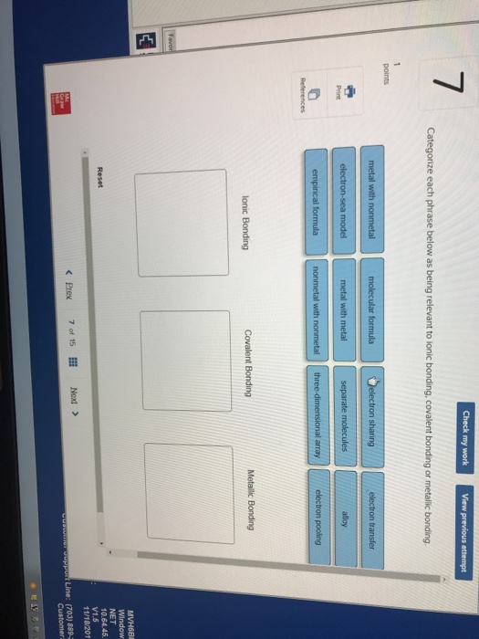 Solved 7 Categorize each phrase below as being relevant to | Chegg.com