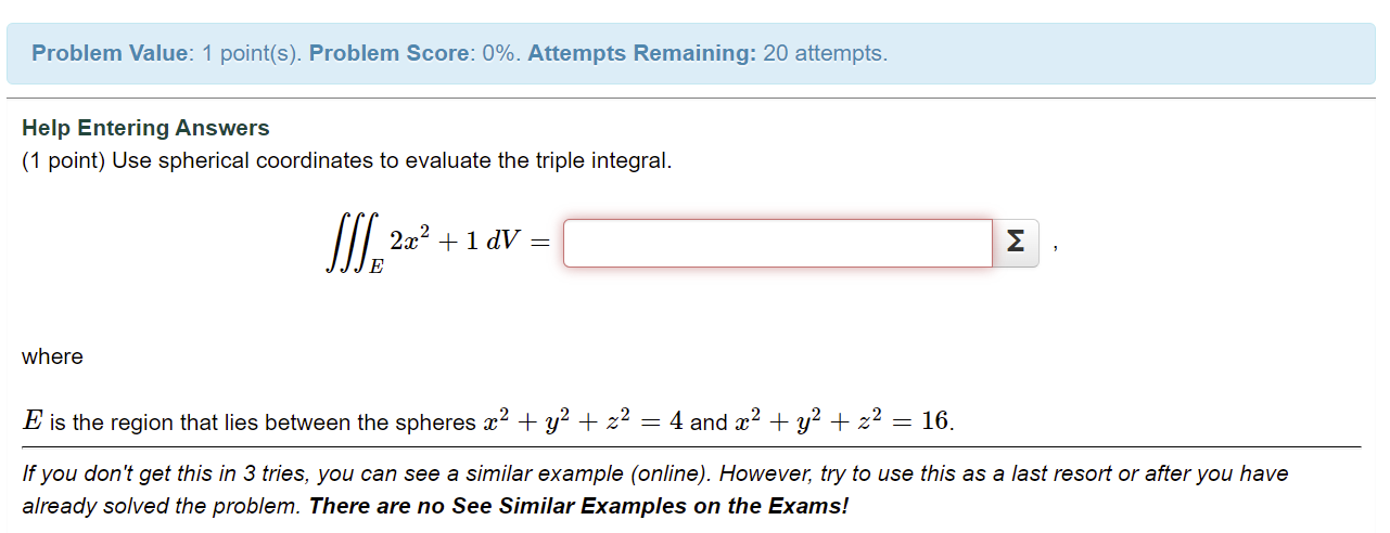 Solved Problem Value: 1 point(s). Problem Score: 0%. | Chegg.com