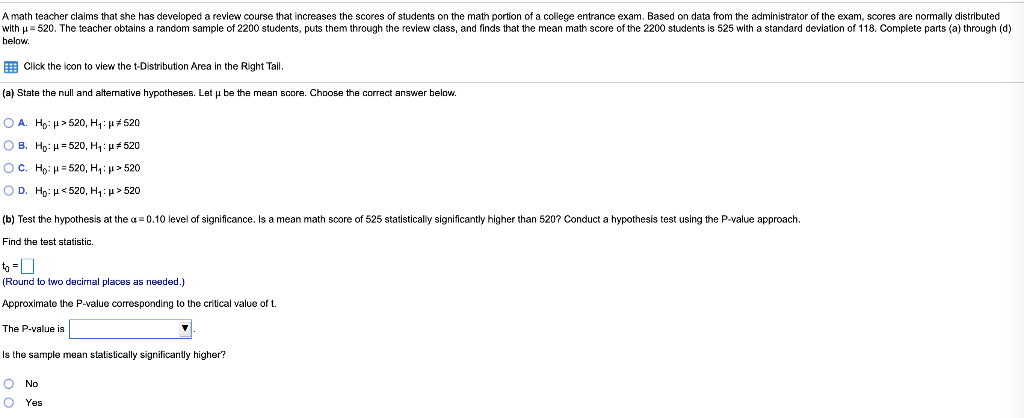 Solved A math teacher claims that she has developed a review | Chegg.com
