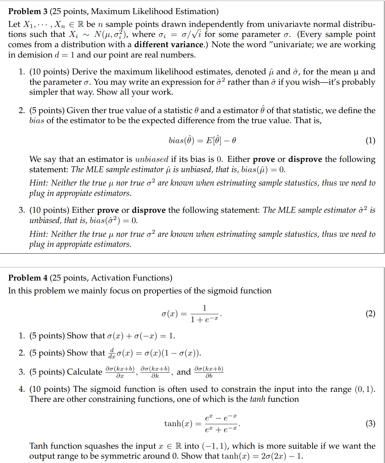Solved Problem 1 (15 points, Bayes' rule) Box 1 contains | Chegg.com