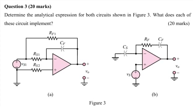 Solved Question 3 (20 ﻿marks)Determine the analytical | Chegg.com