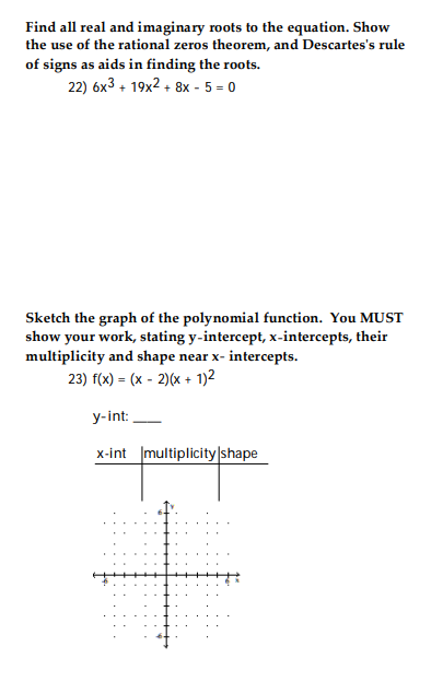 Solved Find all real and imaginary roots to the equation. | Chegg.com