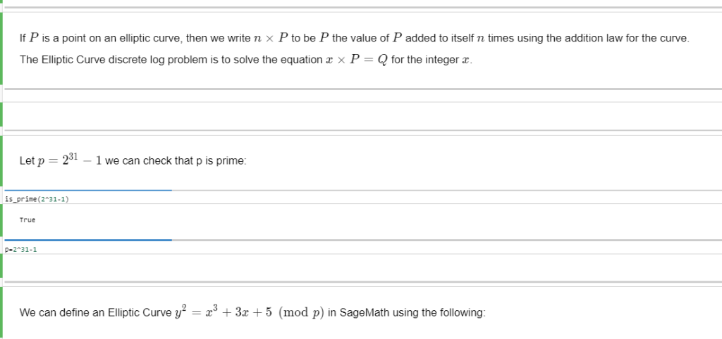 If P is a point on an elliptic curve, then we write n | Chegg.com
