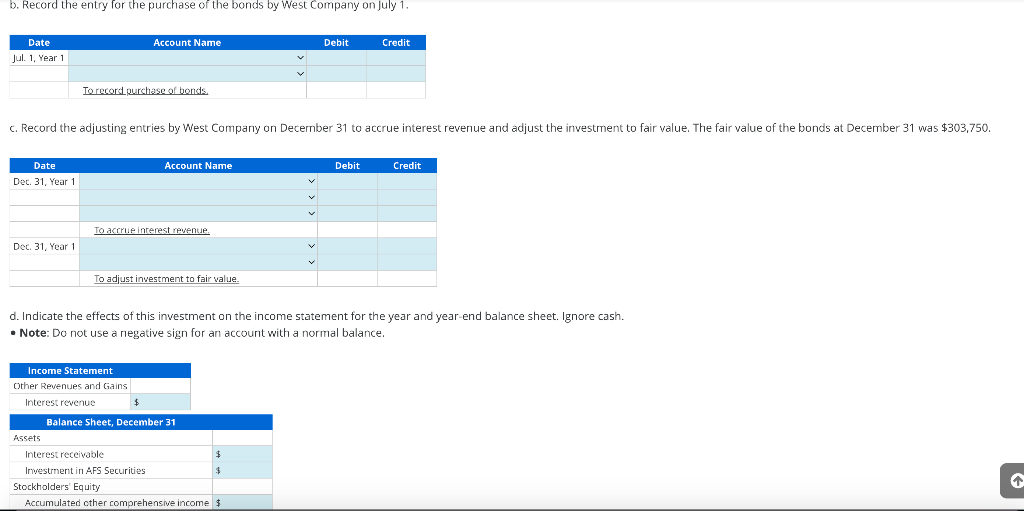 Solved any discount or premium. - Note: When answering the | Chegg.com