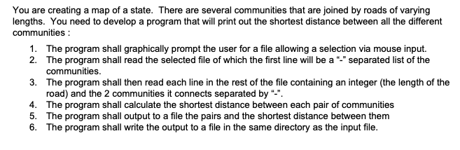 Solved You are creating a map of a state. There are several | Chegg.com