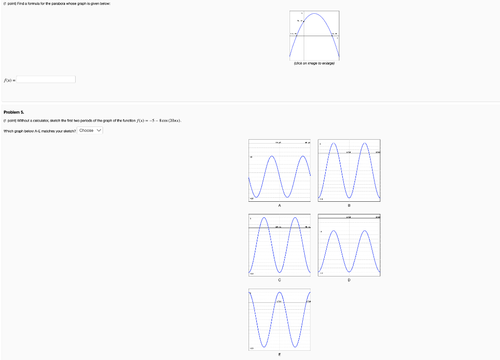 Solved (1 point) Write the following expression in the form | Chegg.com