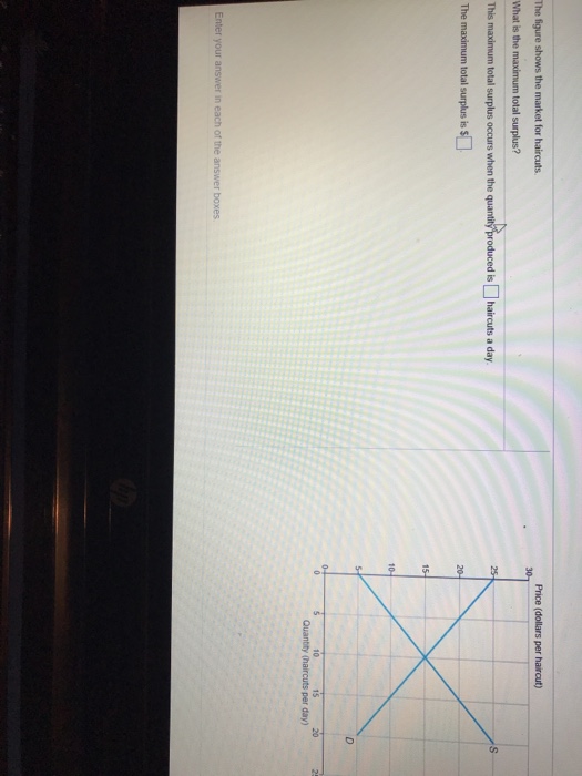 Solved What is the maximum total surplus? This maximum total | Chegg.com
