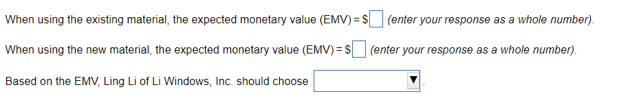 Solved Ling Li of Li Windows, Inc. is considering making a | Chegg.com