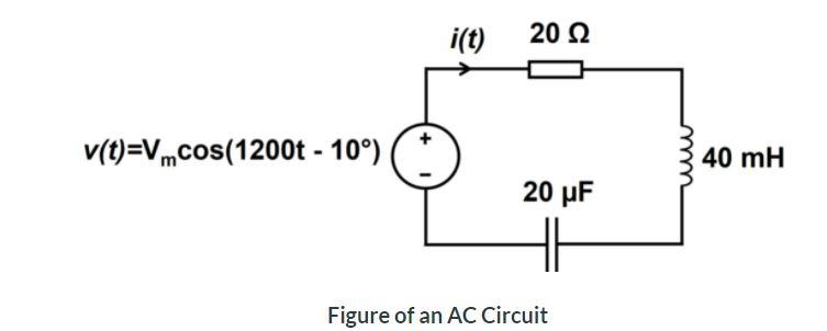 Solved Study the AC circuit shown. If the amplitude of the | Chegg.com
