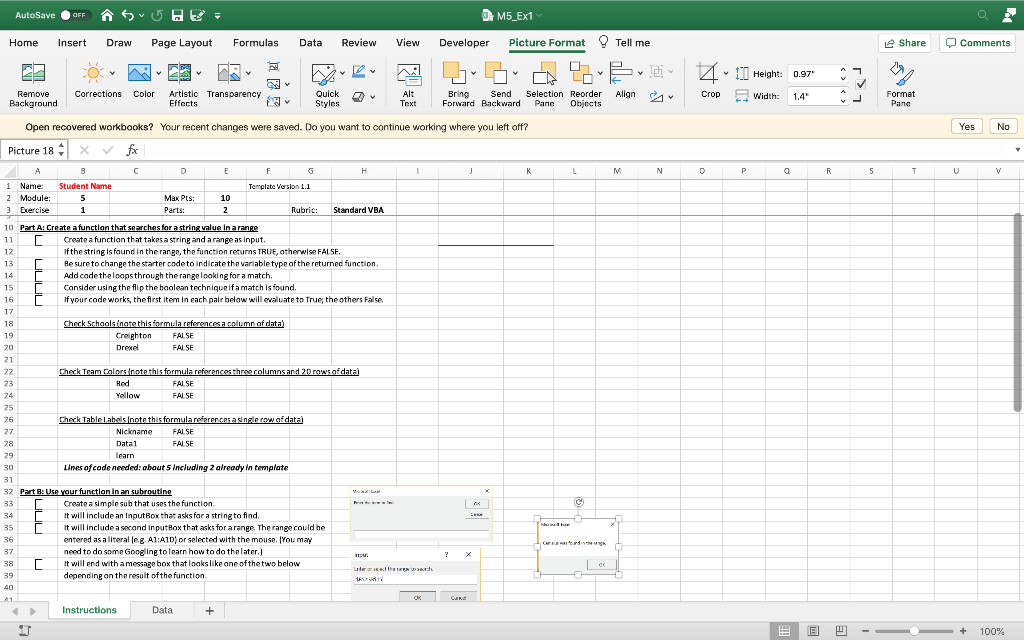Use The Following Instructions In The Excel And 4030