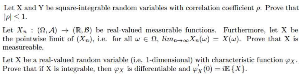 Let X and Y be square-integrable random variables | Chegg.com