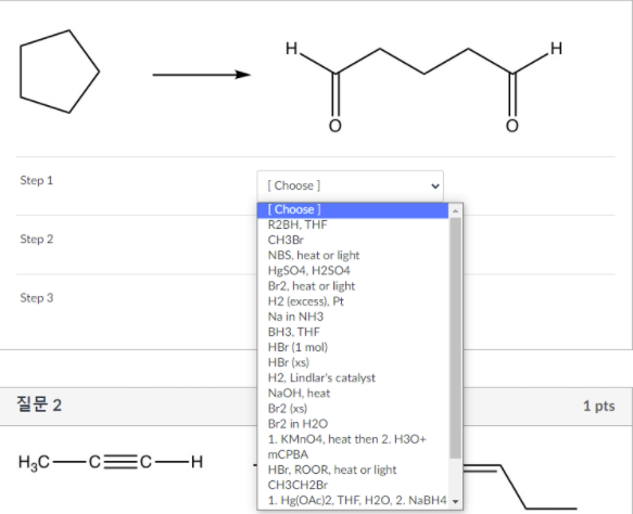 Solved H. H M Step 1 Step 2 Step 3 [Choose [Choose R2BH, THE | Chegg.com