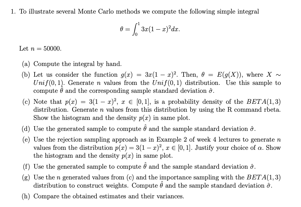 Solved Let us consider the function g(x) = 3x(1 − ﻿x)2. | Chegg.com