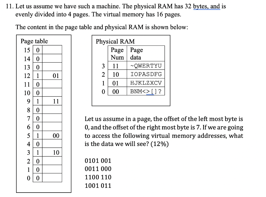 Solved 11. Let us assume we have such a machine. The | Chegg.com