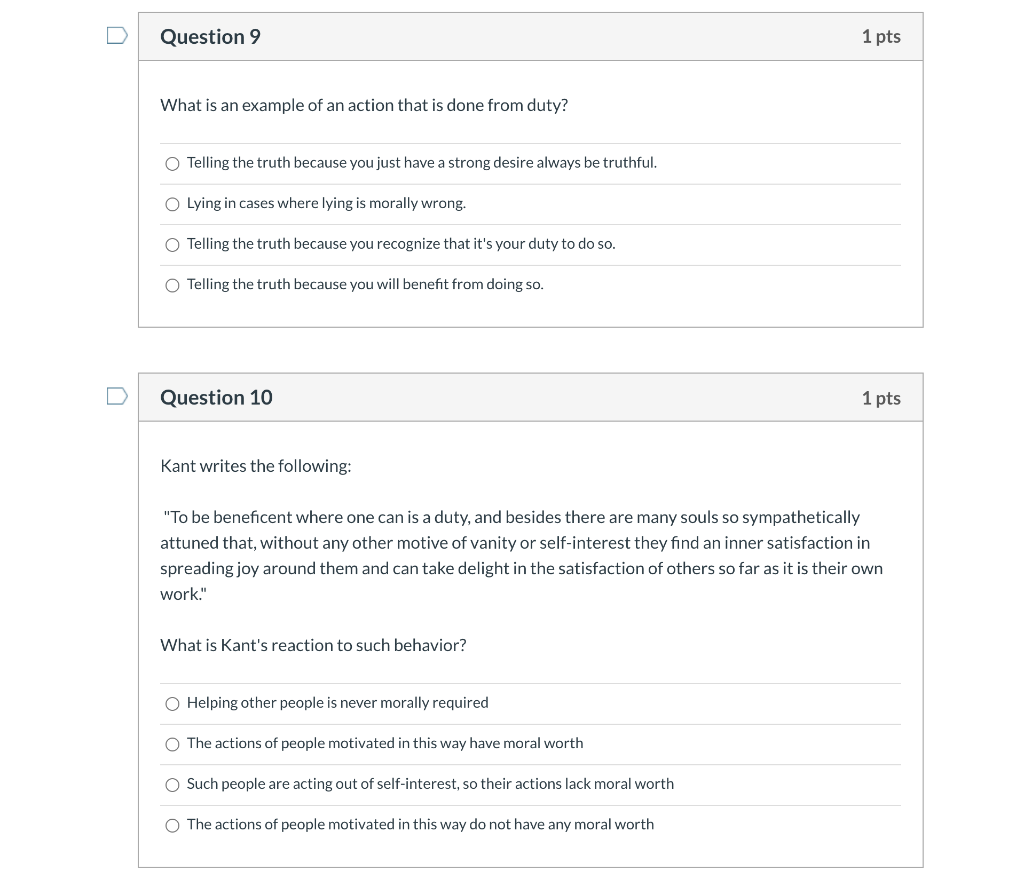 Solved Question 9 1 pts What is an example of an action that | Chegg.com