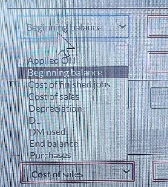 Solved I need help showing the effects of the labor, and MOH | Chegg.com