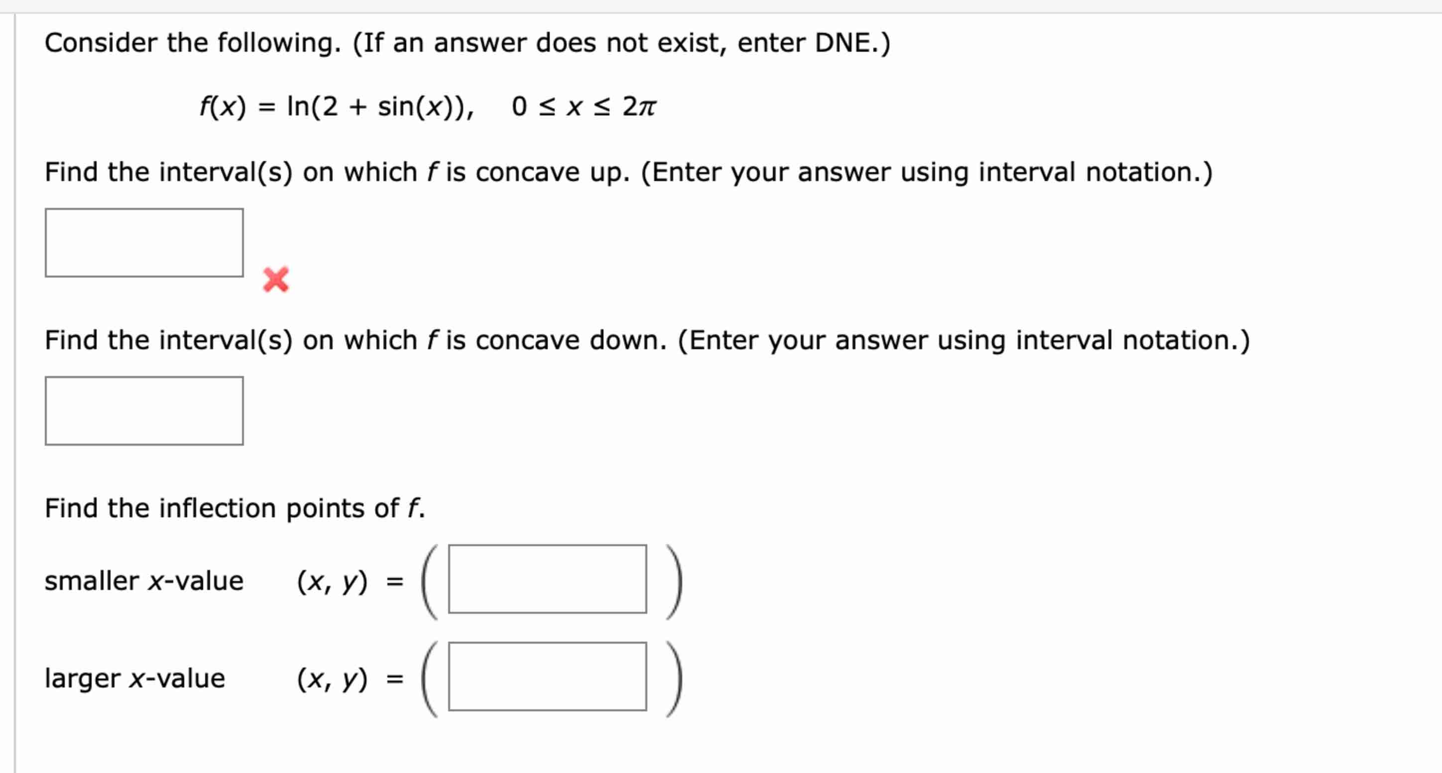 Solved Consider the following. (If an ﻿answer does not | Chegg.com