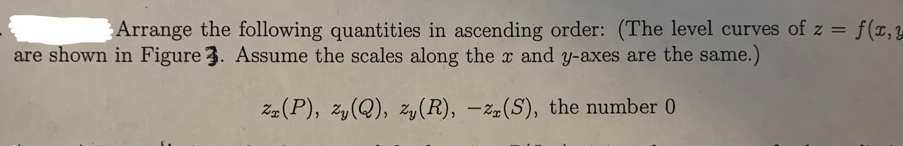 Solved Arrange the following quantities in ascending order: | Chegg.com