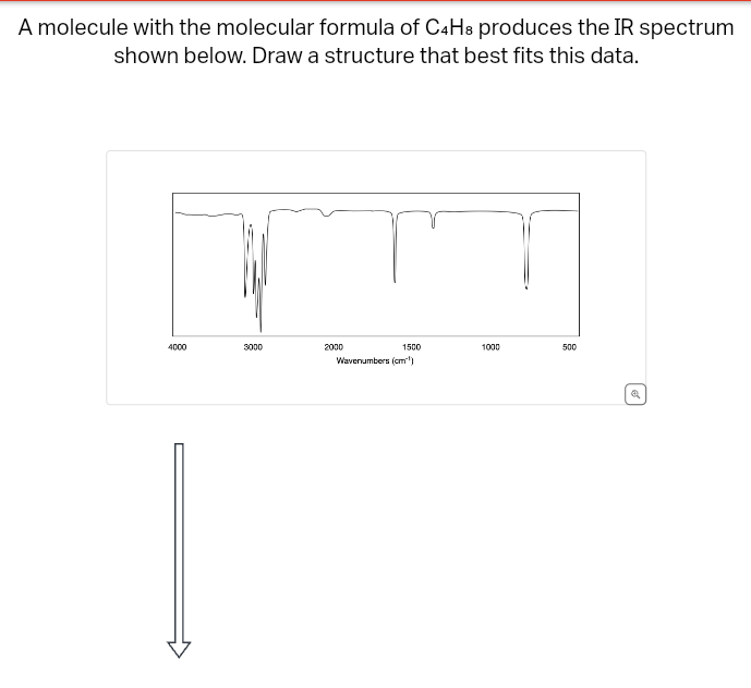 Solved A molecule with the molecular formula of C4H8 | Chegg.com