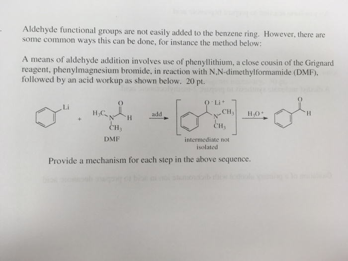 Phenyllithium Reaction With Aldehyde