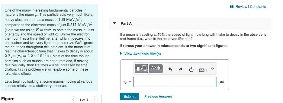 Solved A Review | Constants Part A One of the many | Chegg.com