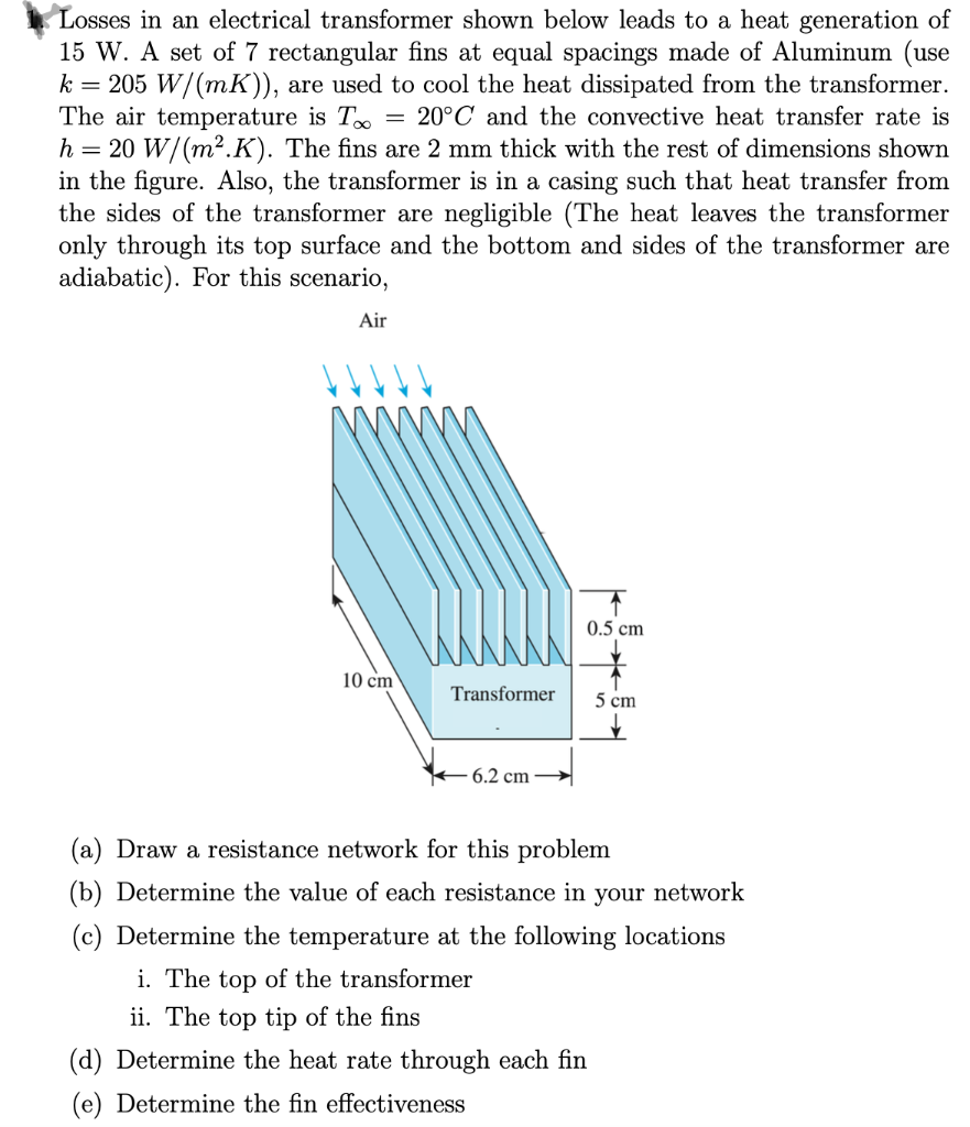 Solved Losses in an electrical transformer shown below leads | Chegg.com