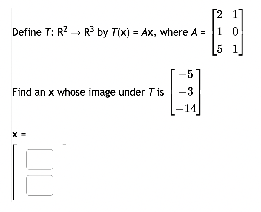 Solved Match matrix with the description of its effect on | Chegg.com