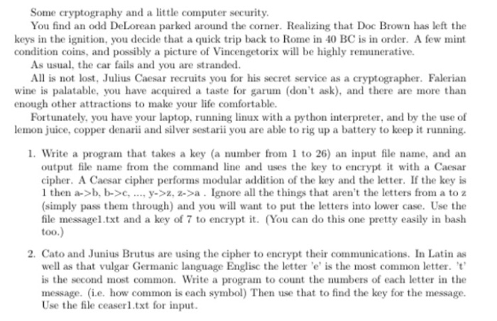 Solved Some cryptography and a little computer security You | Chegg.com