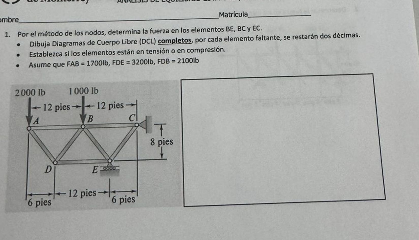 Solved mbreMatriculaPor el método de los nodos, determina la | Chegg.com