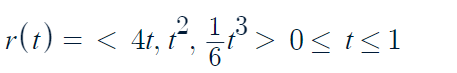 Solved r(t)= 0≤t≤1 | Chegg.com