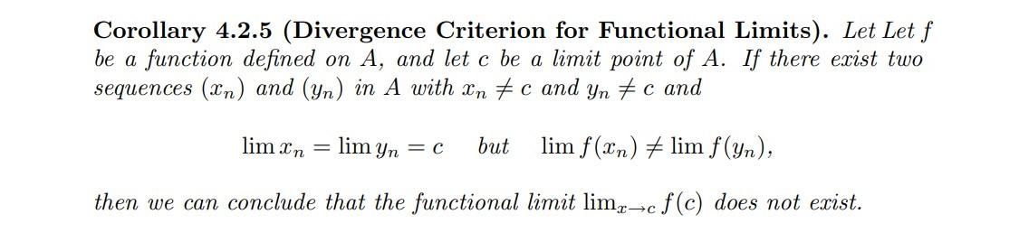 Solved Exercise 4.2.3. Use Corollary 4.2.5 to show that each | Chegg.com