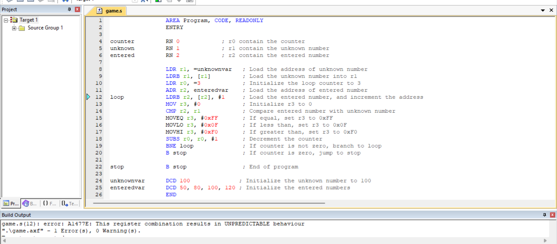 Solved AREA Program, CODE, READONLY | Chegg.com