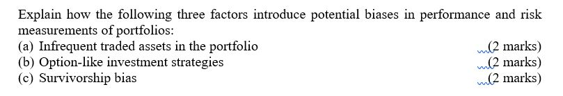 Solved Explain how the following three factors introduce | Chegg.com