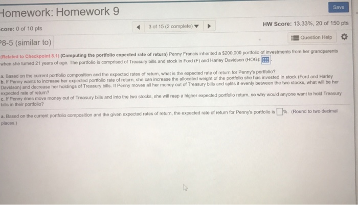 Solved Save Omework Homework 9 Hw Score 13 33 20 Of 150