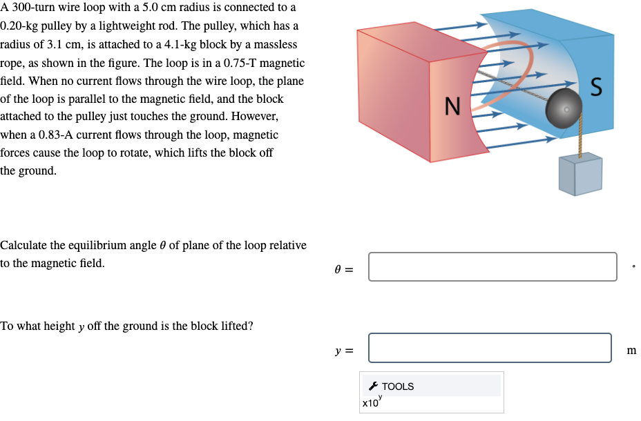 Solved A 300 -turn wire loop with a 5.0 cm radius is | Chegg.com